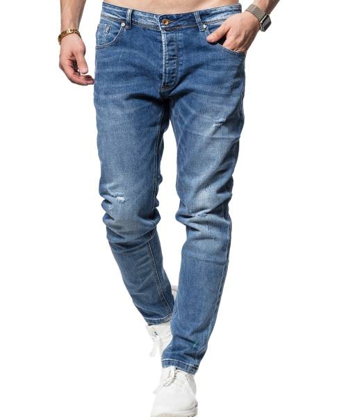 Siniset Relaxed Farkut L32 Jerone - Jerone.fi